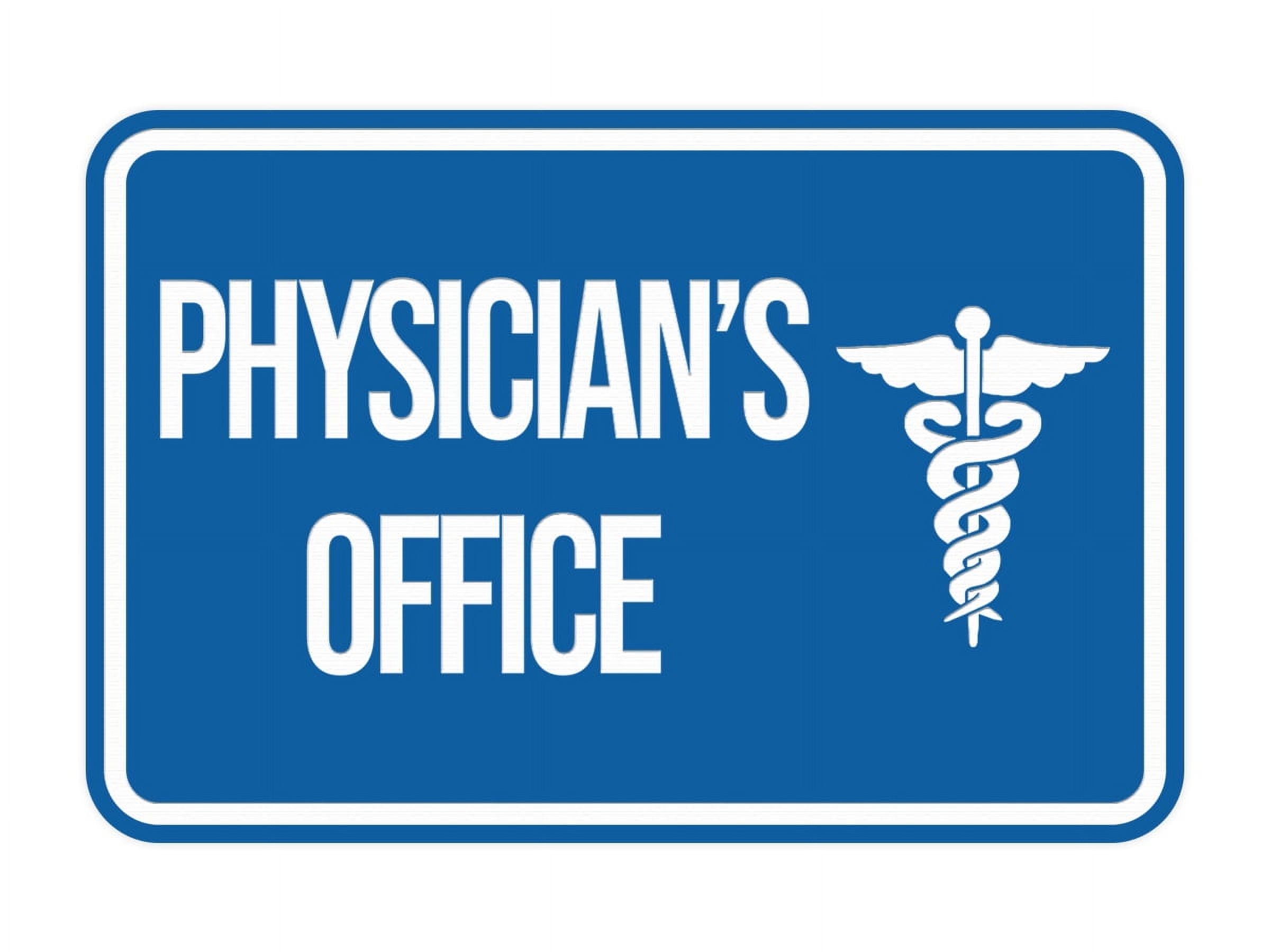 Classic Framed Physician's Office Sign (Brushed Gold) - Large - Walmart.com