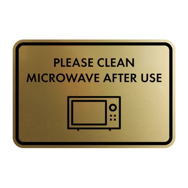 Classic Framed Please Wash Your Own Cups and Dishes Sign (Navy Blue ...