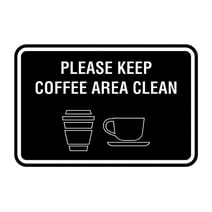 Classic Framed Restricted Area Keep Out Sign (Black) - Medium - Walmart.com