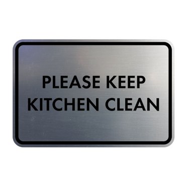 Classic Framed Please Keep Door Closed Sign (Black /Gold) - Small ...