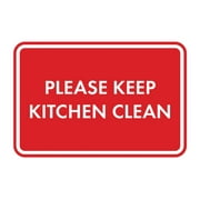 Red Kitchen Sign