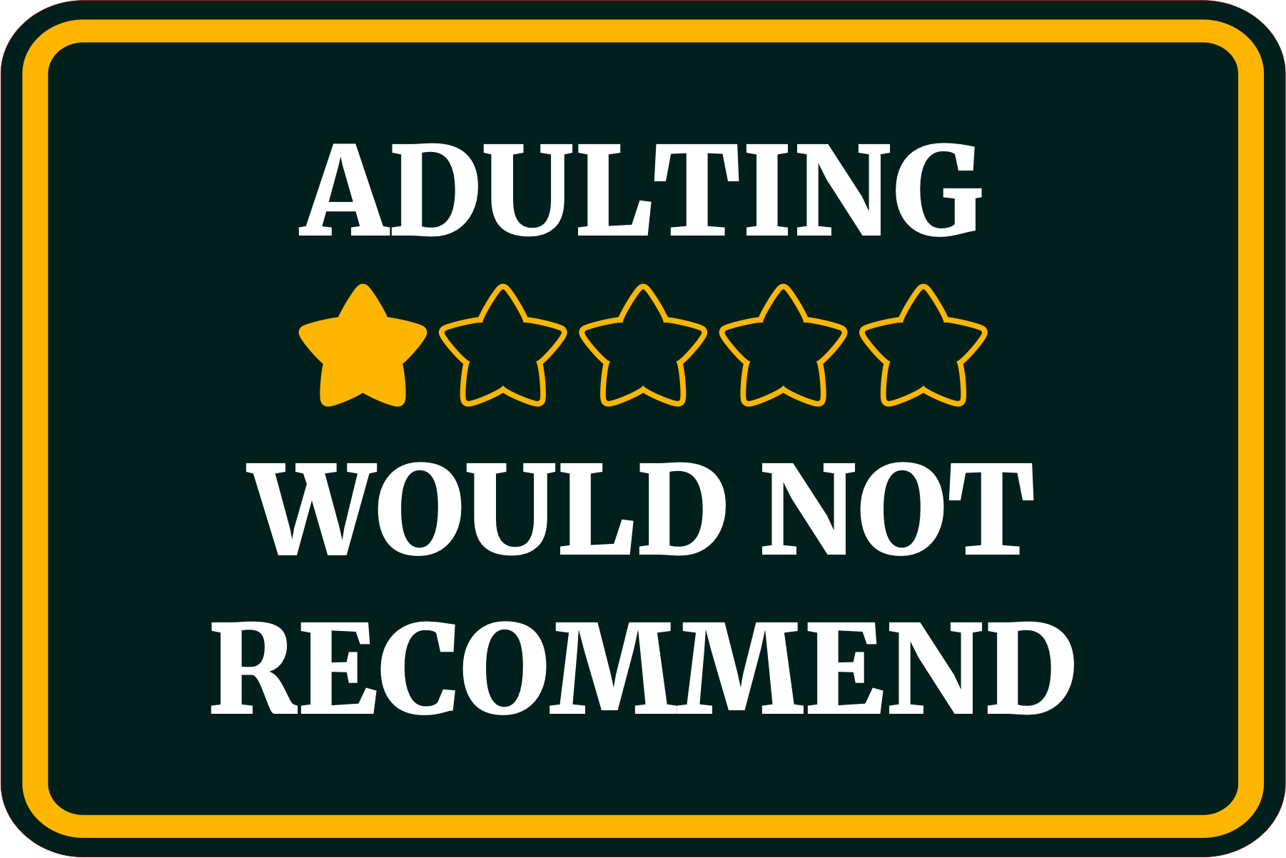 Classic Framed Plus Adulting Would Not Recommend Wall or Door Sign ...