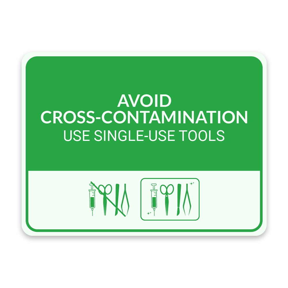 Classic Framed Plus Avoid Cross-Contamination – Use Single-Use Tools ...