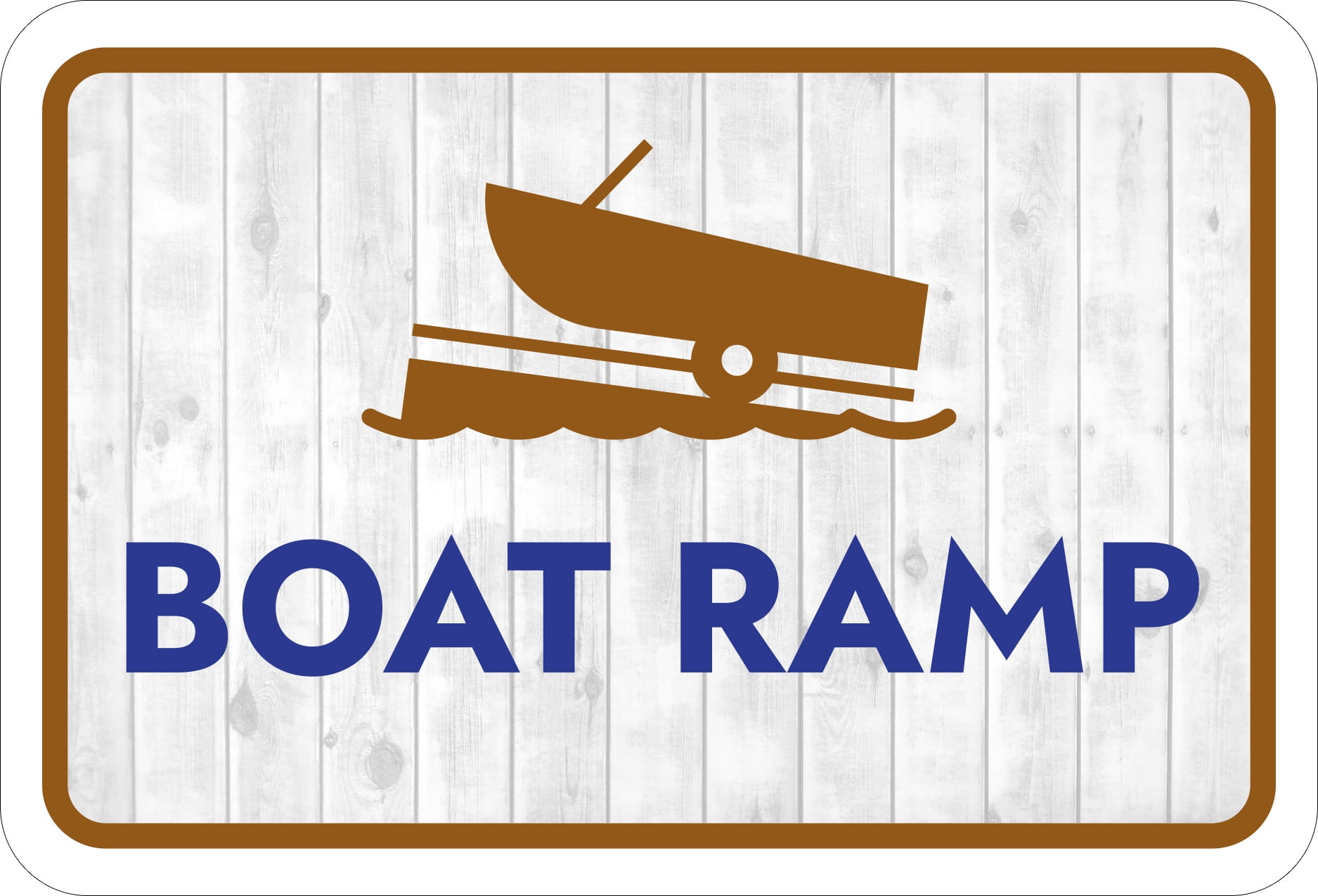 Classic Framed Plus Boat Ramp Wall or Door Sign | Marina Quayside ...