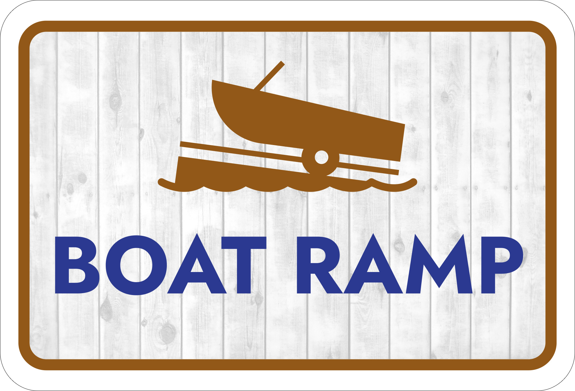 Classic Framed Plus Boat Ramp Wall or Door Sign | Marina Quayside ...