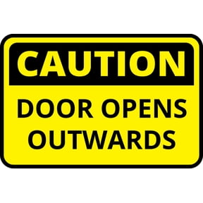 Portrait Round Plus Notice Please Lock Door Wall or Door Sign | Health ...