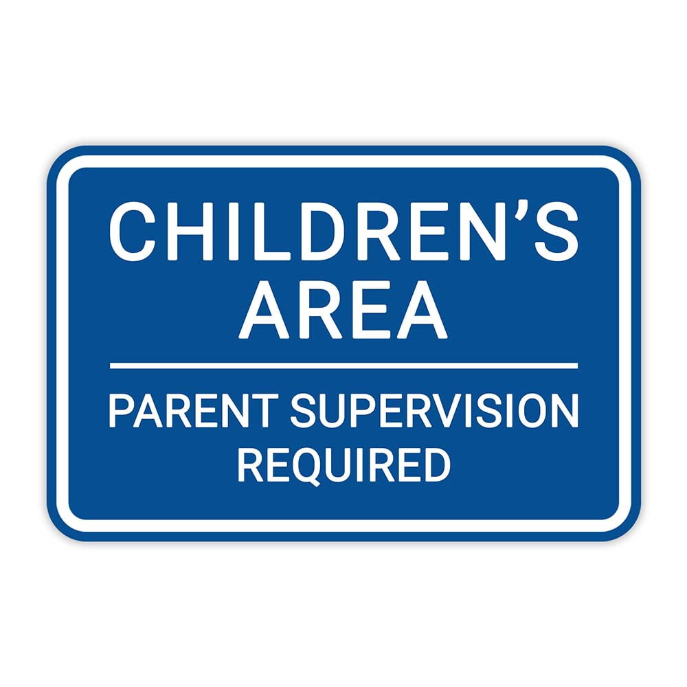 Classic Framed Plus Children’s Area – Parent Supervision Required Door ...
