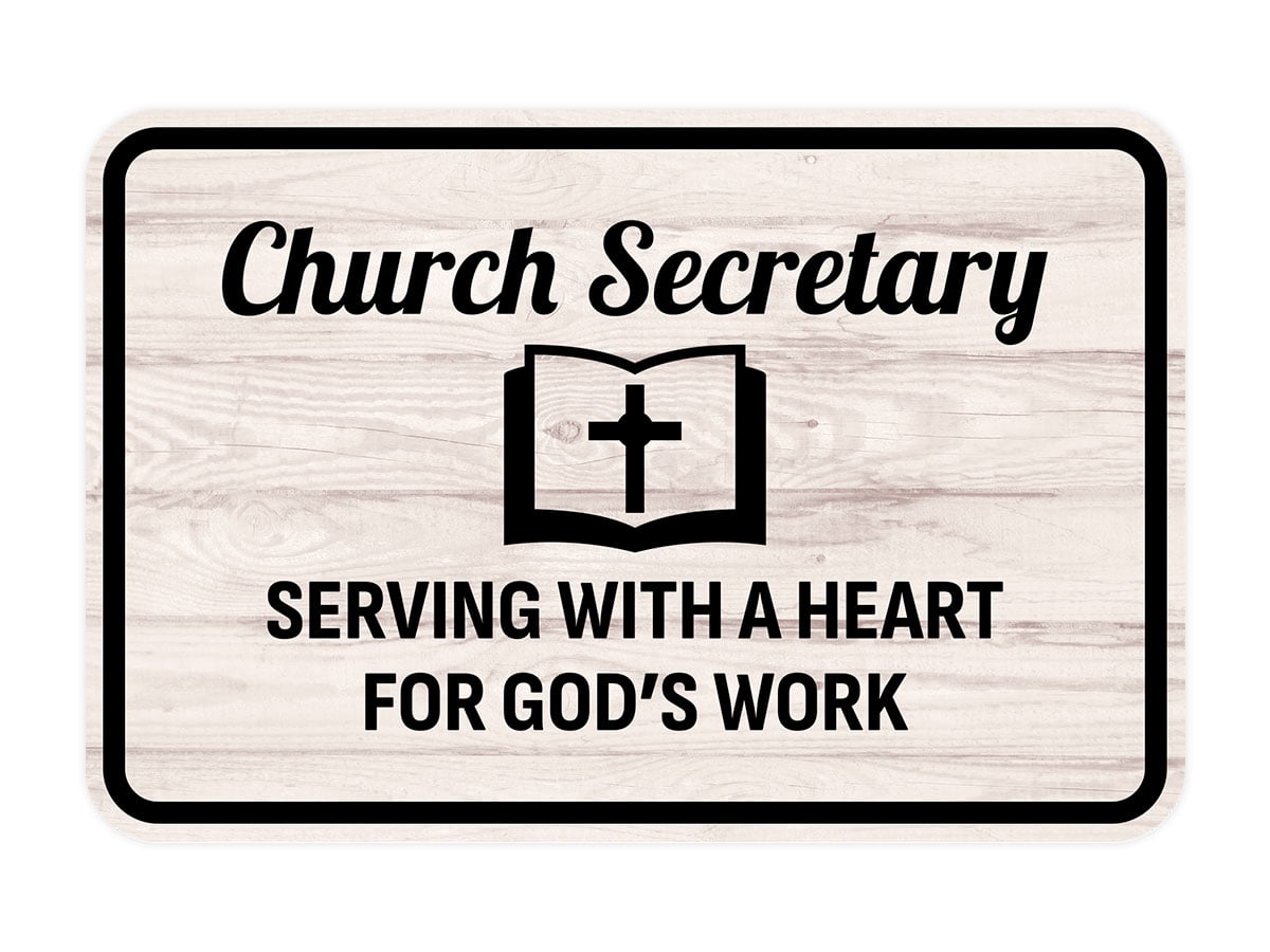 Classic Framed Plus Church Secretary – Serving With a Heart For God’s ...