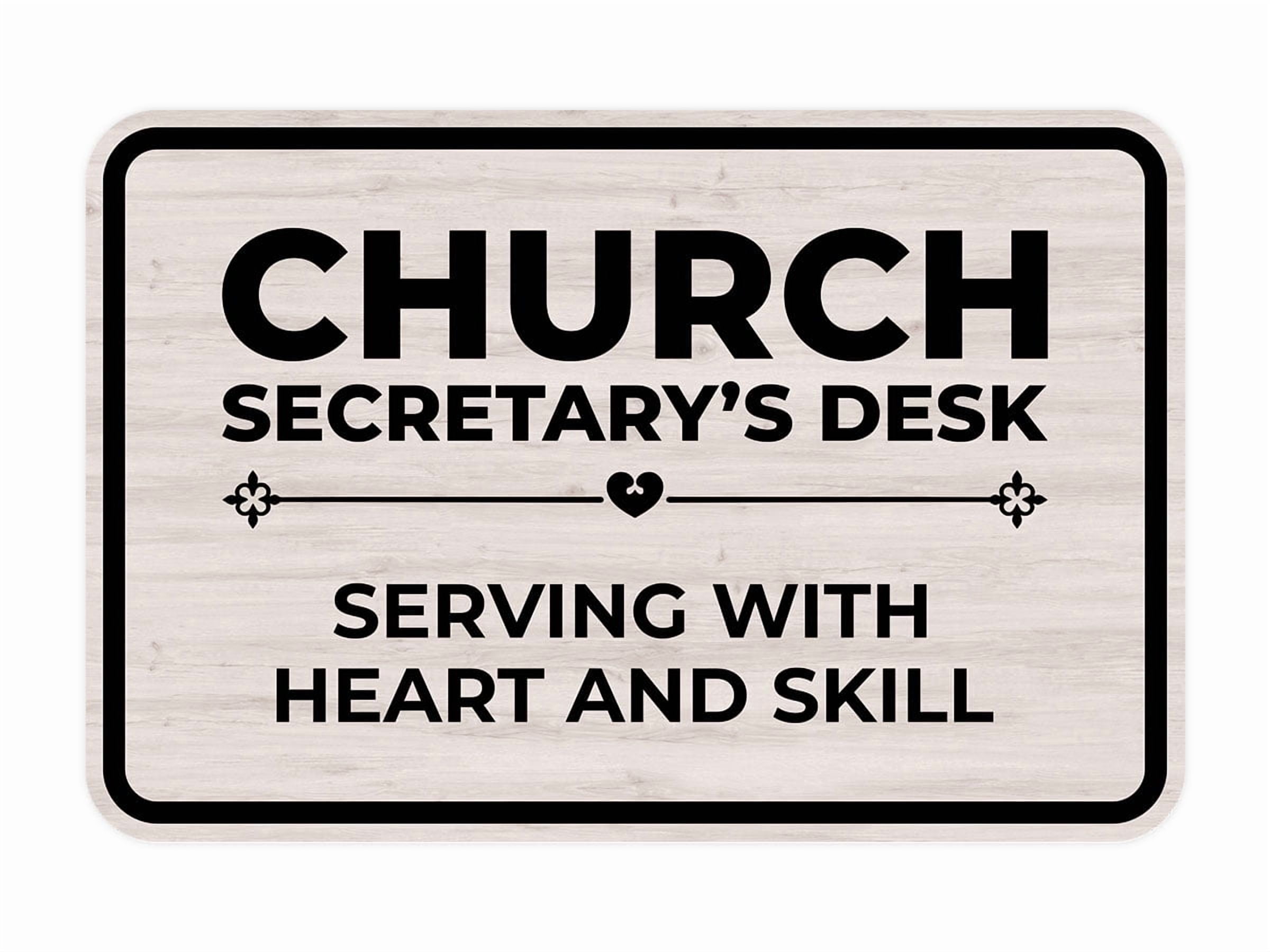 Classic Framed Plus Church Secretary’s Desk – Serving With Heart and ...
