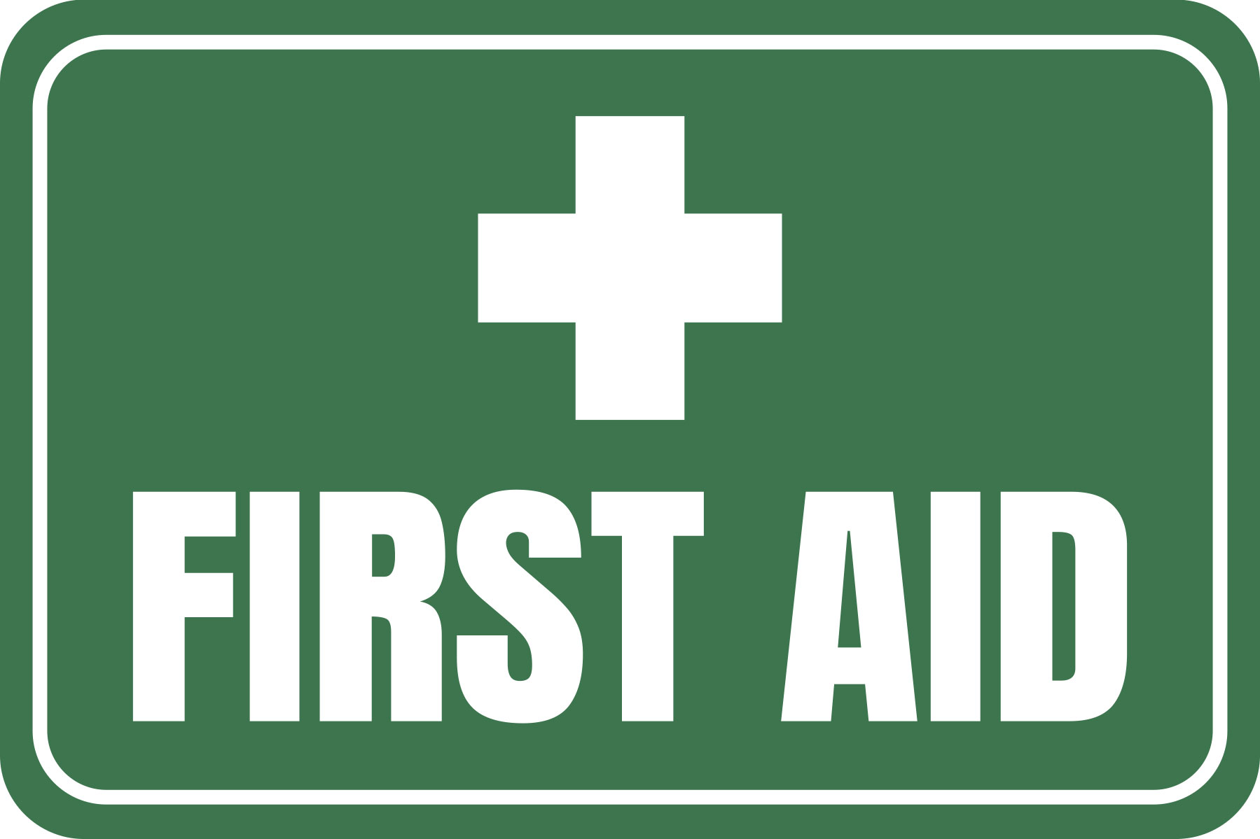 Classic Framed Plus First Aid Wall or Door Sign | Workplace Health and ...