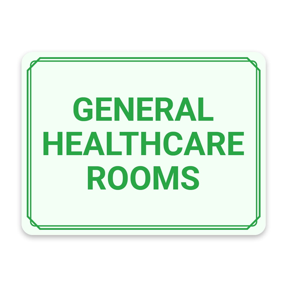 Classic Framed Plus General Healthcare Rooms Door or Wall Sign ...