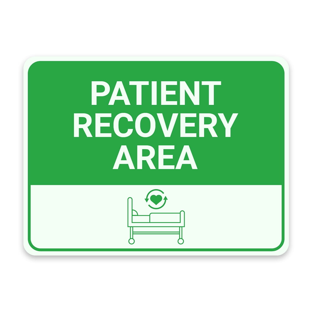 Classic Framed Plus Patient Recovery Area Door or Wall Sign | Hygiene ...