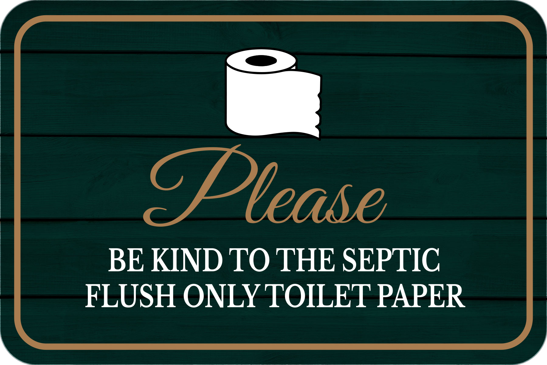 Until It's Gone Toilet Paper Sign - Funny Farmhouse Decor Sign, Cute ...