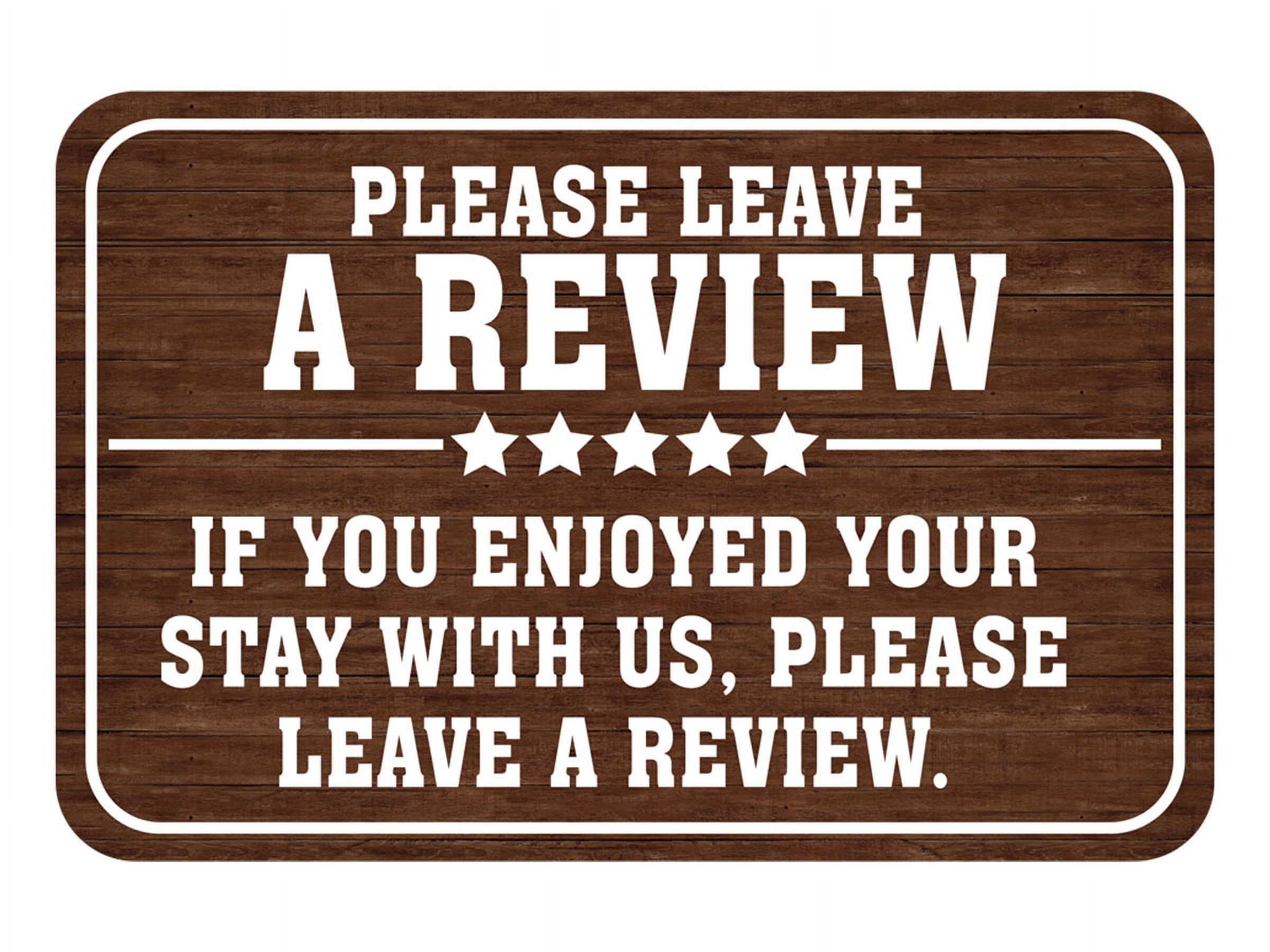 Classic Framed Plus Please Leave A Review If You Enjoyed Your Stay With ...