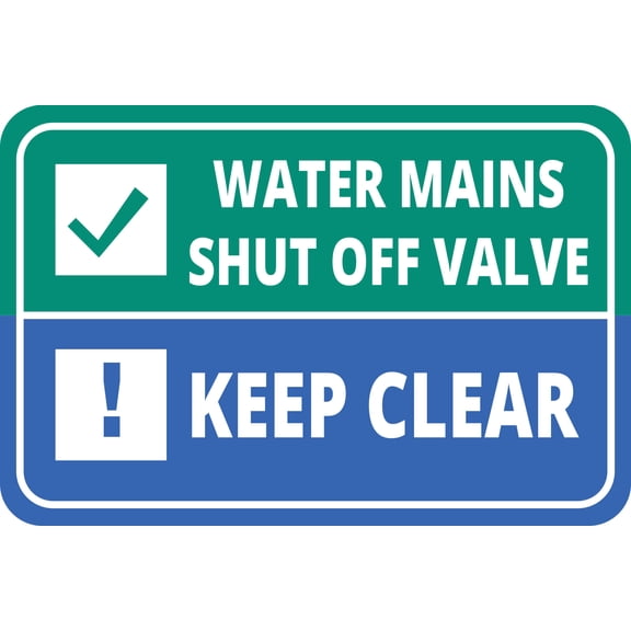 Water Shut Off Sign