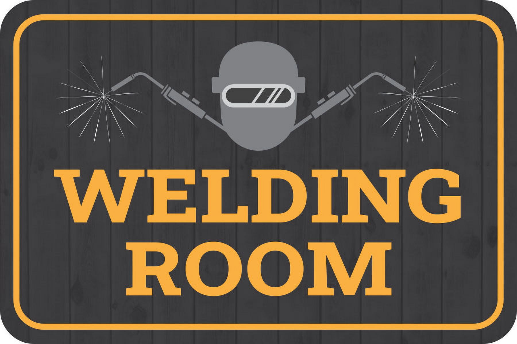 Classic Framed Plus Welding Room Wall or Door Sign | Home & Office ...