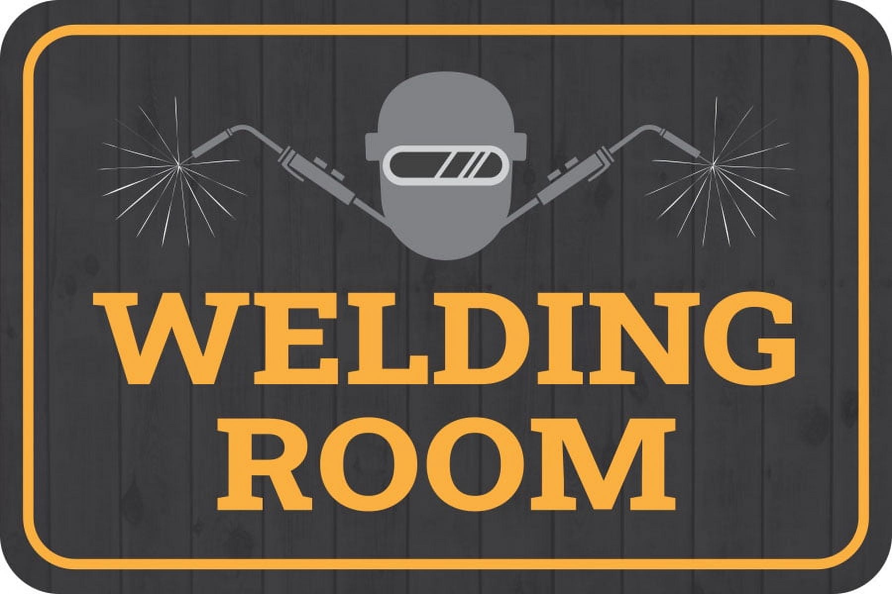 Classic Framed Plus Welding Room Wall or Door Sign | Home & Office ...