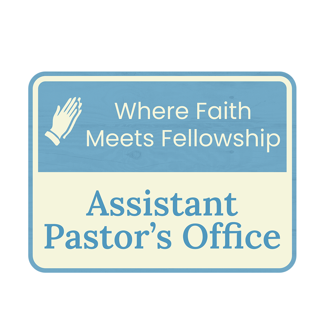 Classic Framed Plus Where Faith Meets Fellowship – Assistant Pastor’s ...