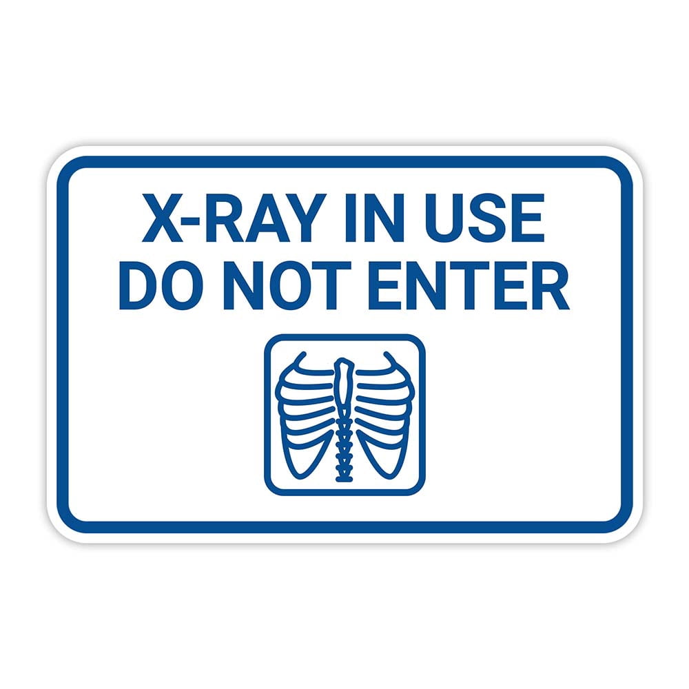 Classic Framed Plus X-ray In Use Do Not Enter Door or Wall Sign ...