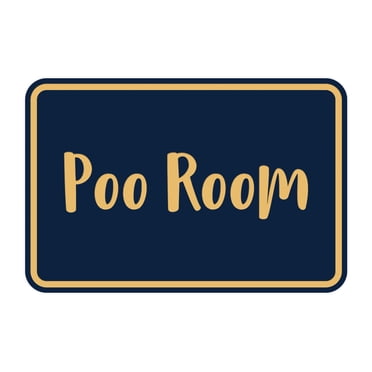 MUCHENGGIFT Funny Bathroom Signs - Please Flush This is Not Show and ...