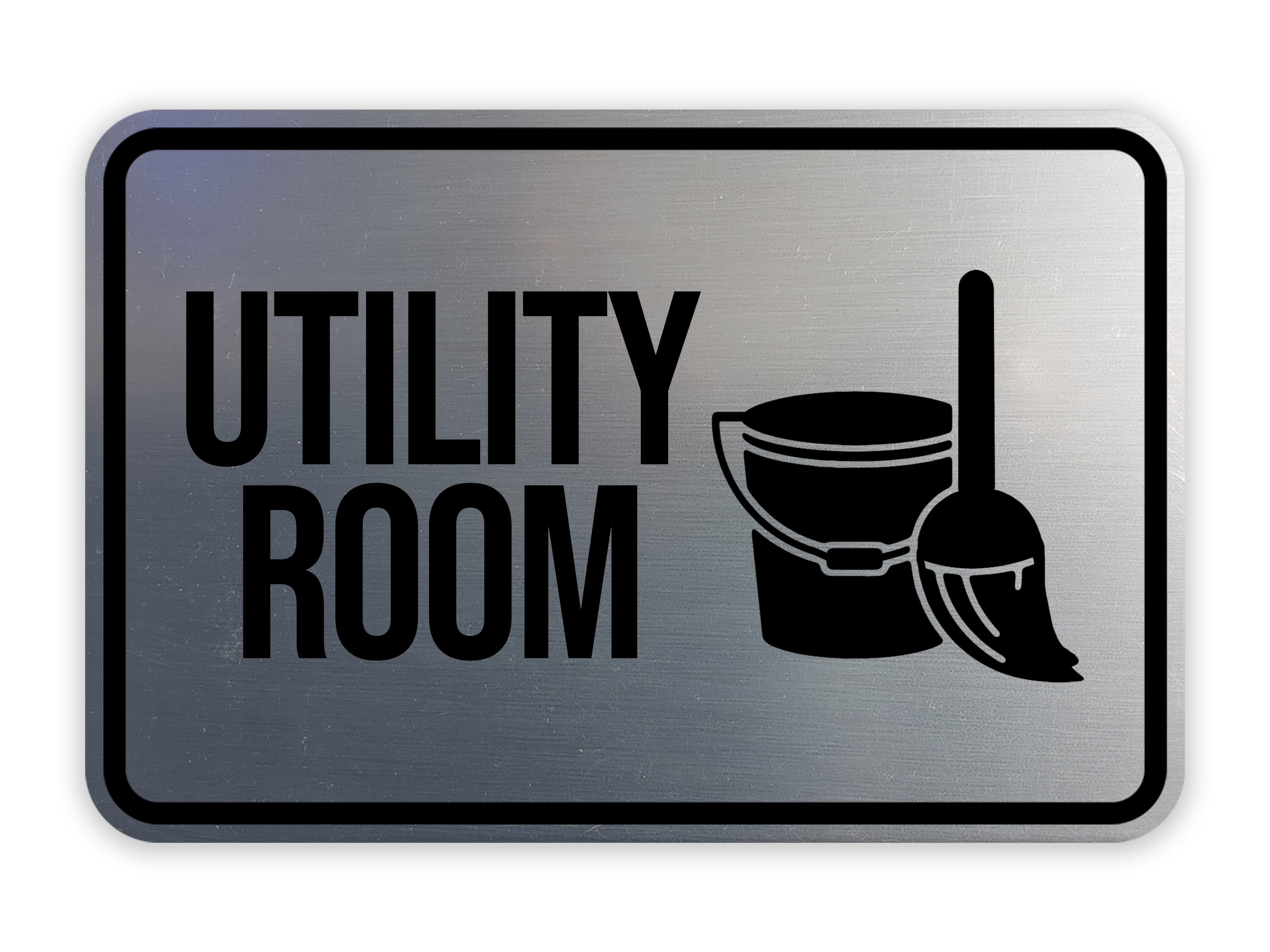 Classic Framed Utility Room Sign (Black Gold) - Medium - Walmart.com