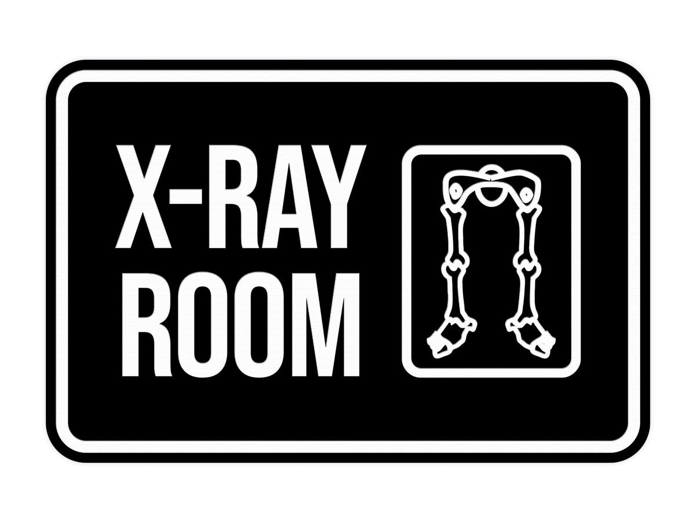 Classic Framed X-Ray Room Sign (Black) - Large - Walmart.com