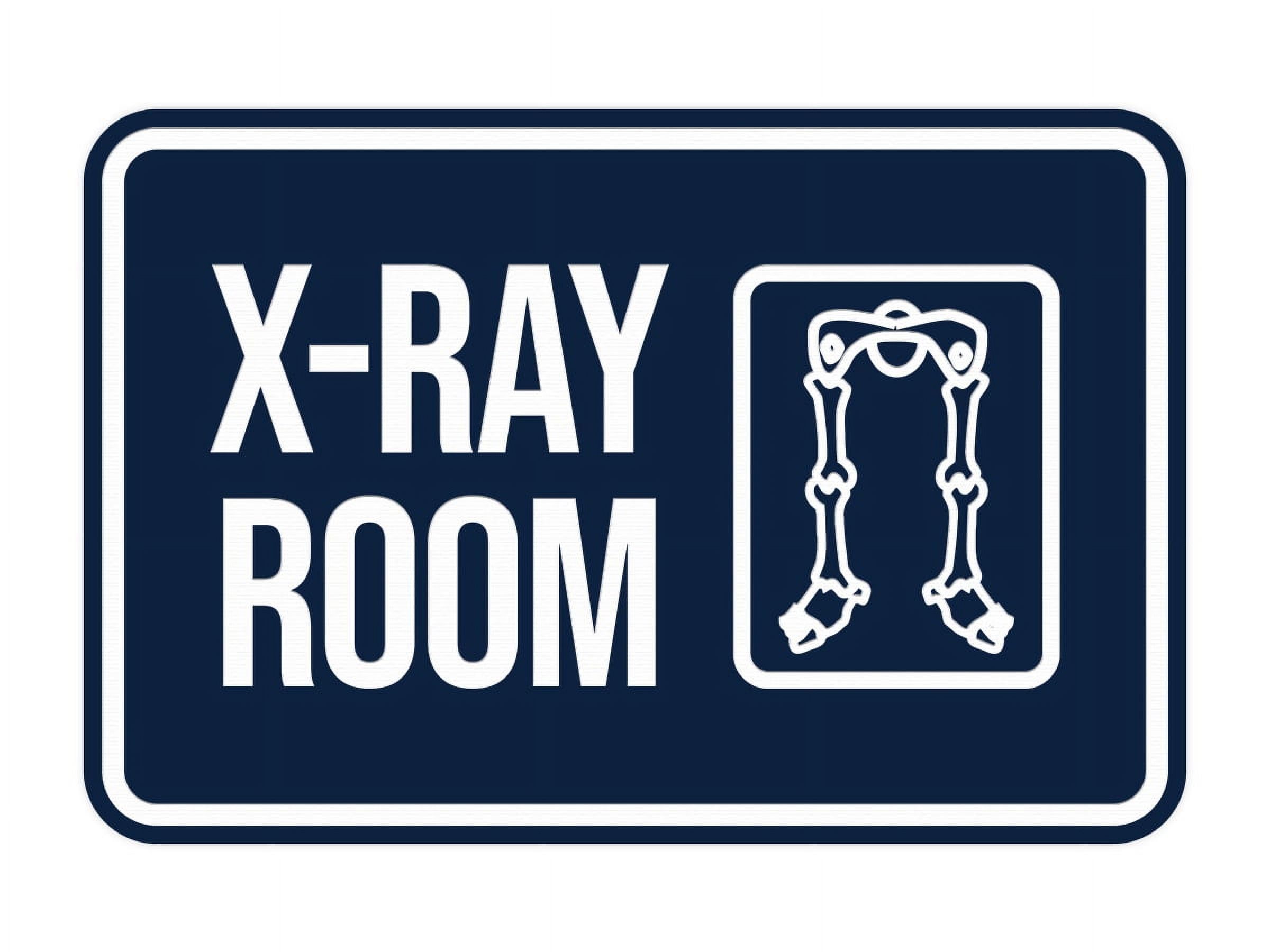 Classic Framed X-Ray Room Sign (Blue) - Large - Walmart.com