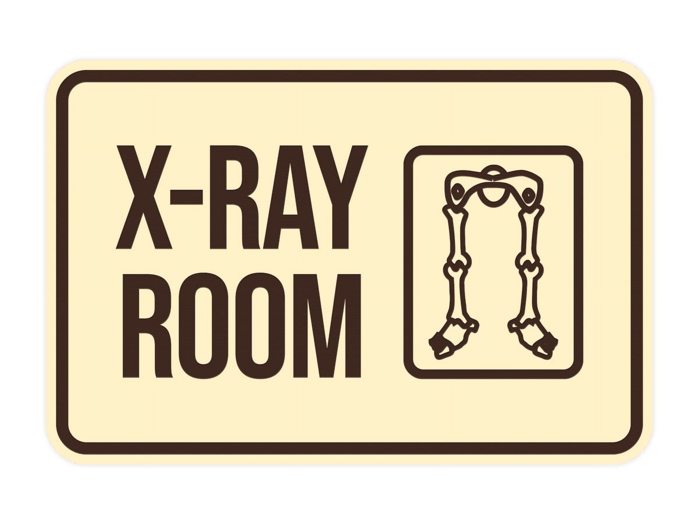Classic Framed X-Ray Room Sign (Brushed Silver) - Large - Walmart.com