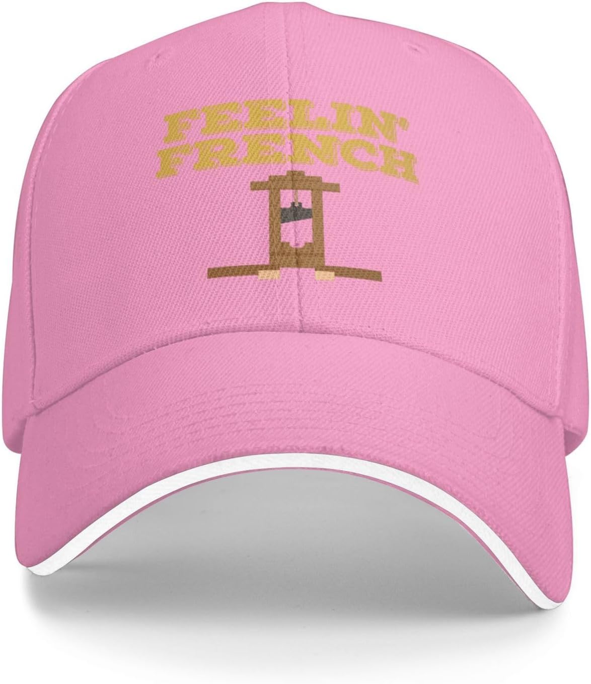 Classic French-Inspired Guillotine Denim Baseball Cap - Walmart.com
