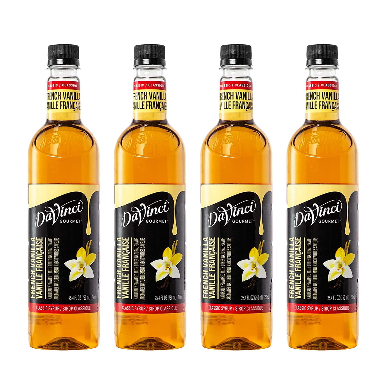 Classic French Vanilla Syrup, 25.4 Fluid Ounce (Pack of 4) - Walmart.com