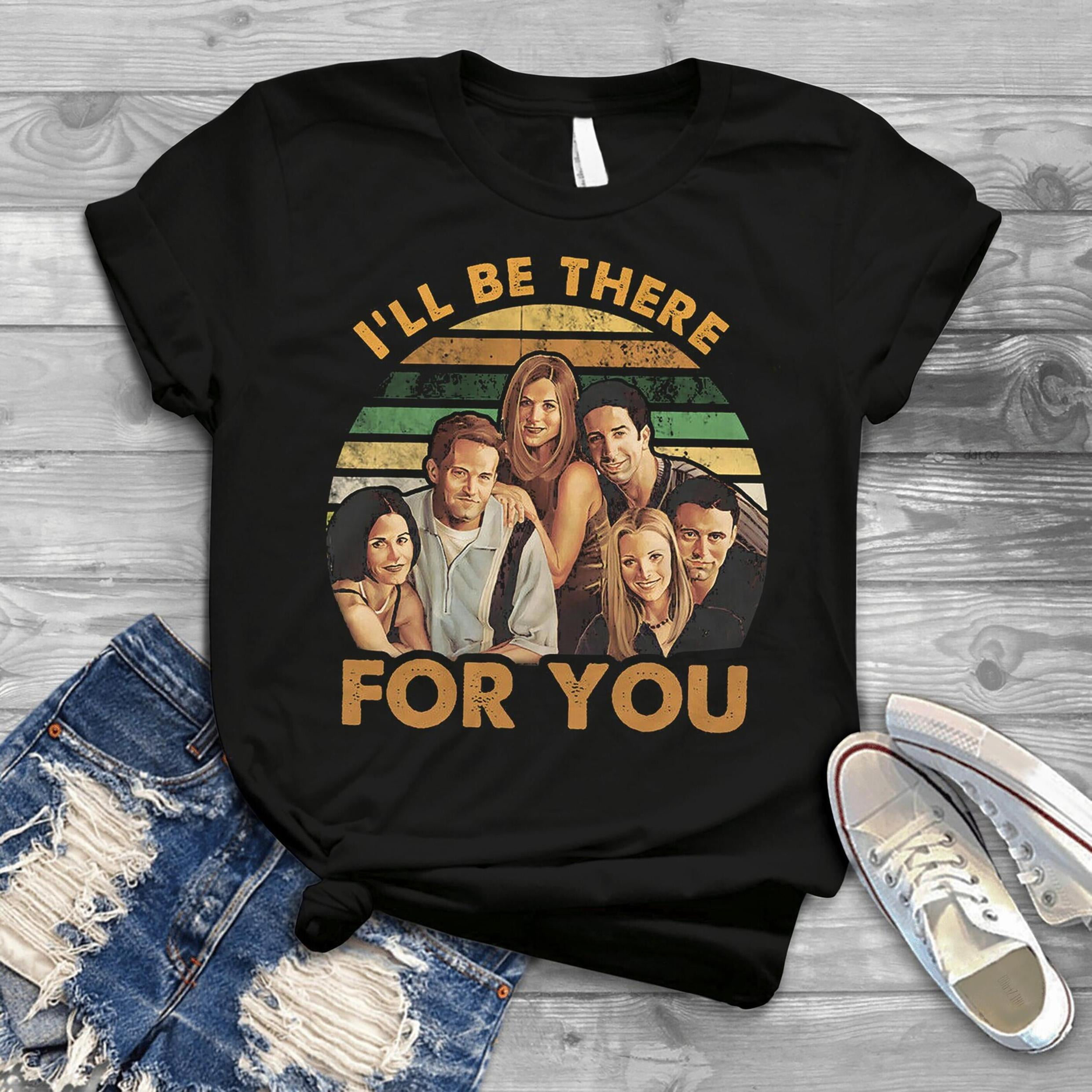Classic Friends TV Show Characters I'll Be There for You Vintage T ...