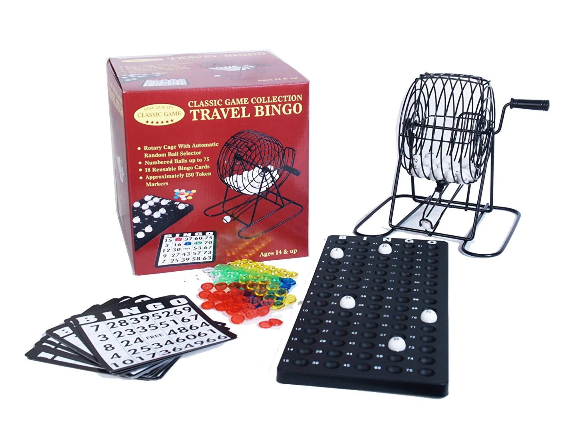 Classic Game Collection - Travel Bingo Set - Walmart.com