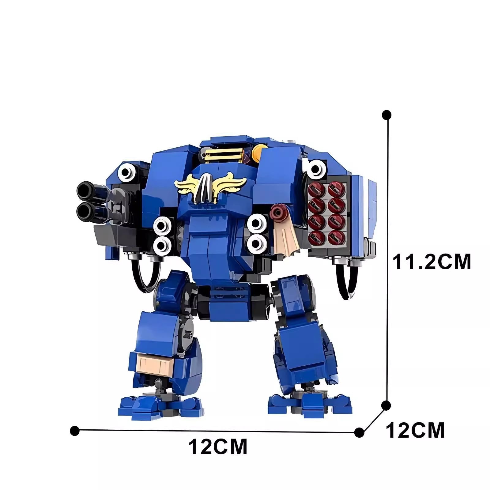 Classic Game War Meche Building Blocks Robot Model MOC Bricks Toys for Children Educational Gift ...