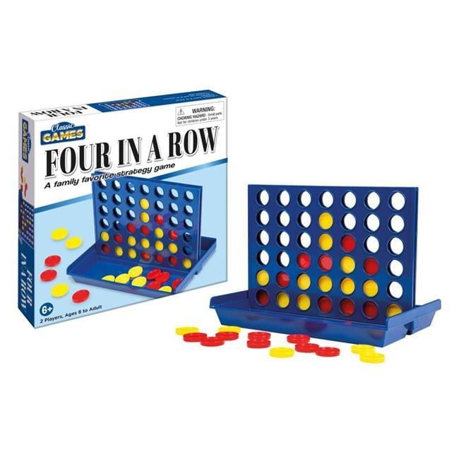 Classic Games Four in a Row Toy, Multi Color- Pack of 12 - Walmart.com