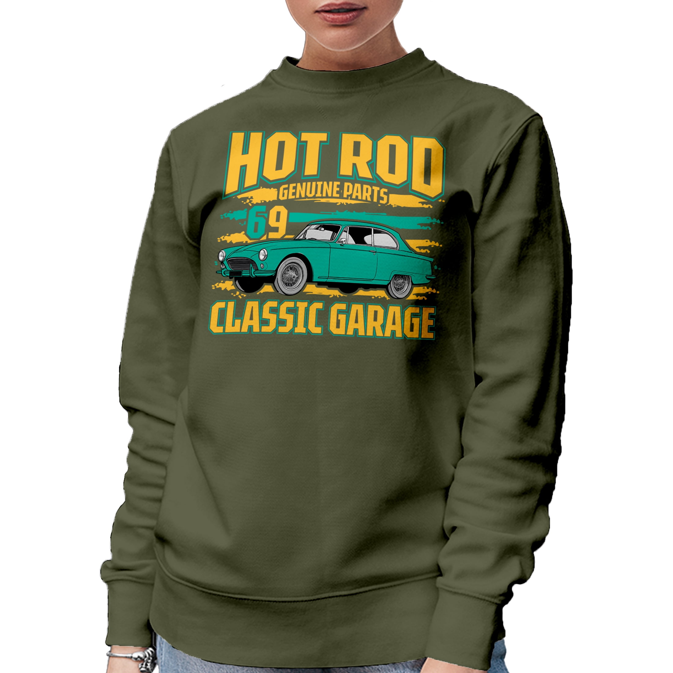 Classic Garage feat. a Muscle Car, Car Lover or Enthusiast, Auto ...