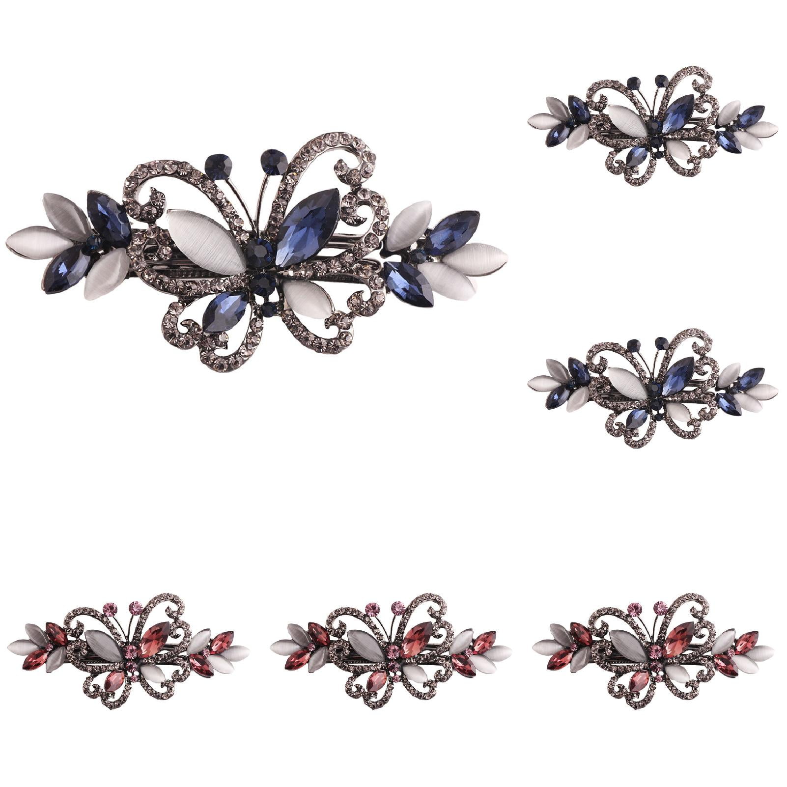 Classic Gemstone Hairpin Side Clip Hair Accessories Hairpin For Women ...