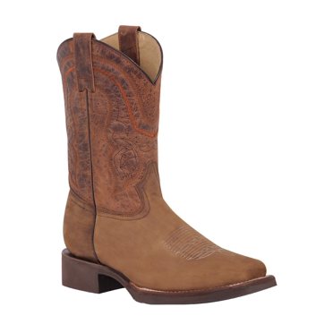 Men's Imitation Crocodile Rodeo Boots 'El General' Coffee Color 41794 ...
