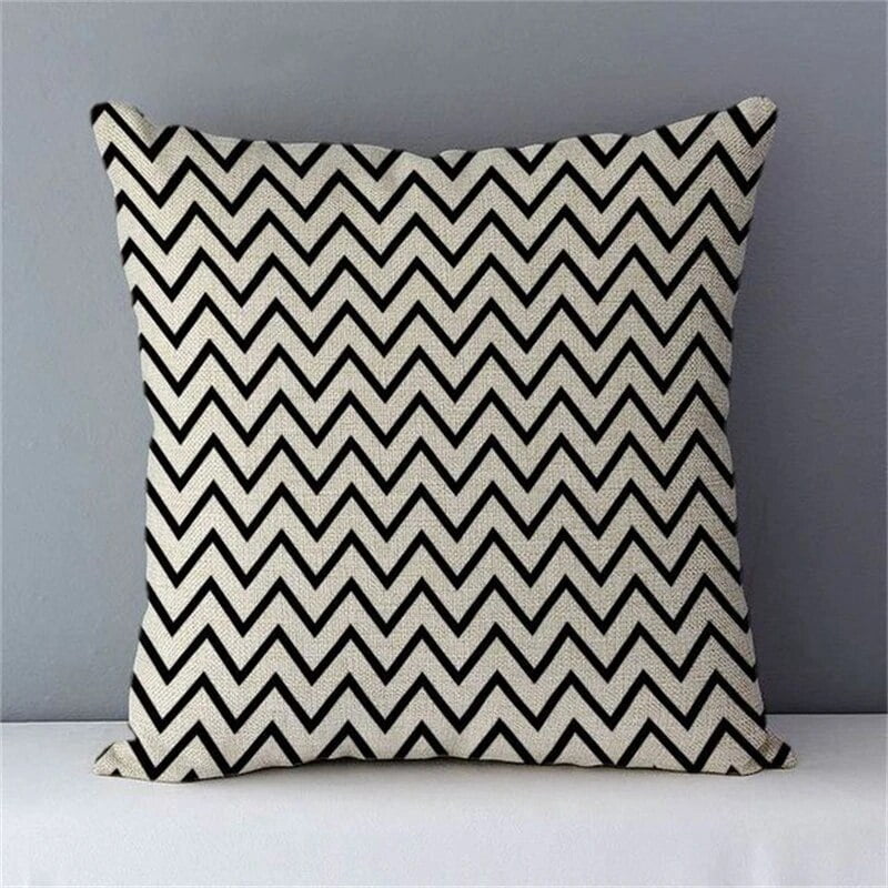 Classic Geometric cozy cushion cover home decorative Linen pillows ...