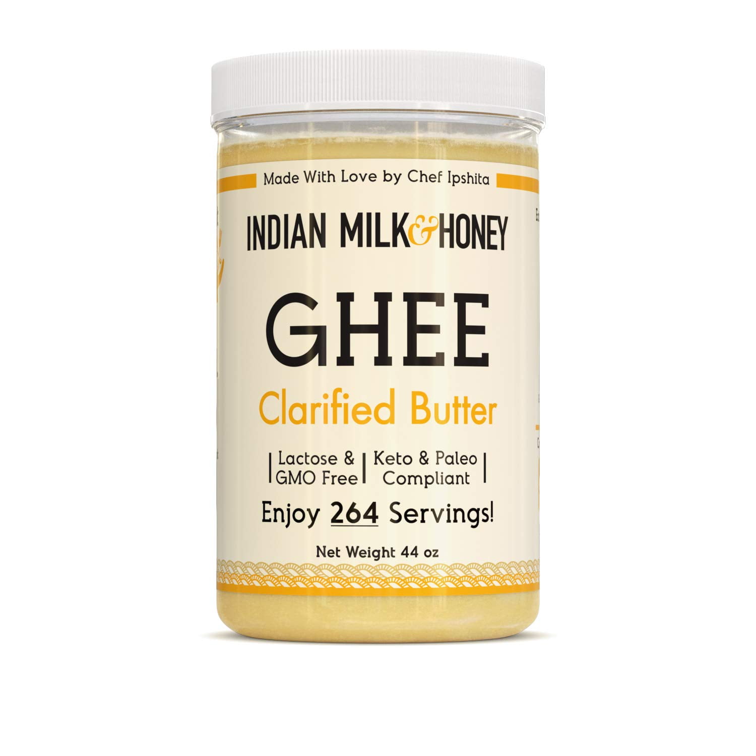 Classic Ghee Butter, Grass-Fed by Indian Milk & Honey, Handmade ...