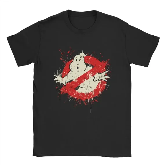 Classic Ghostbuster Movie Print T-Shirts Men Clothes 100% Cotton Summer ...