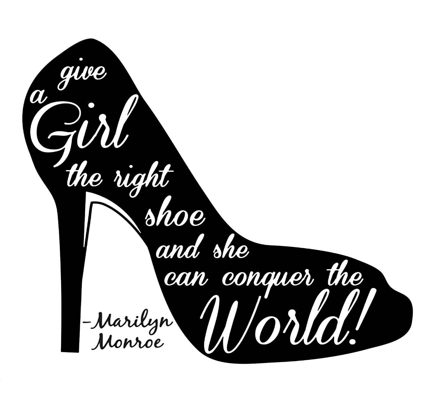 Classic Give A Girl The Right Shoes Mouse pads Gaming Mouse Pad 9.84x7 ...