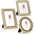 Classic Gold Mini Frame Set of 2.5x2.5 & 2.5x3.5 In | For Tabletop ...