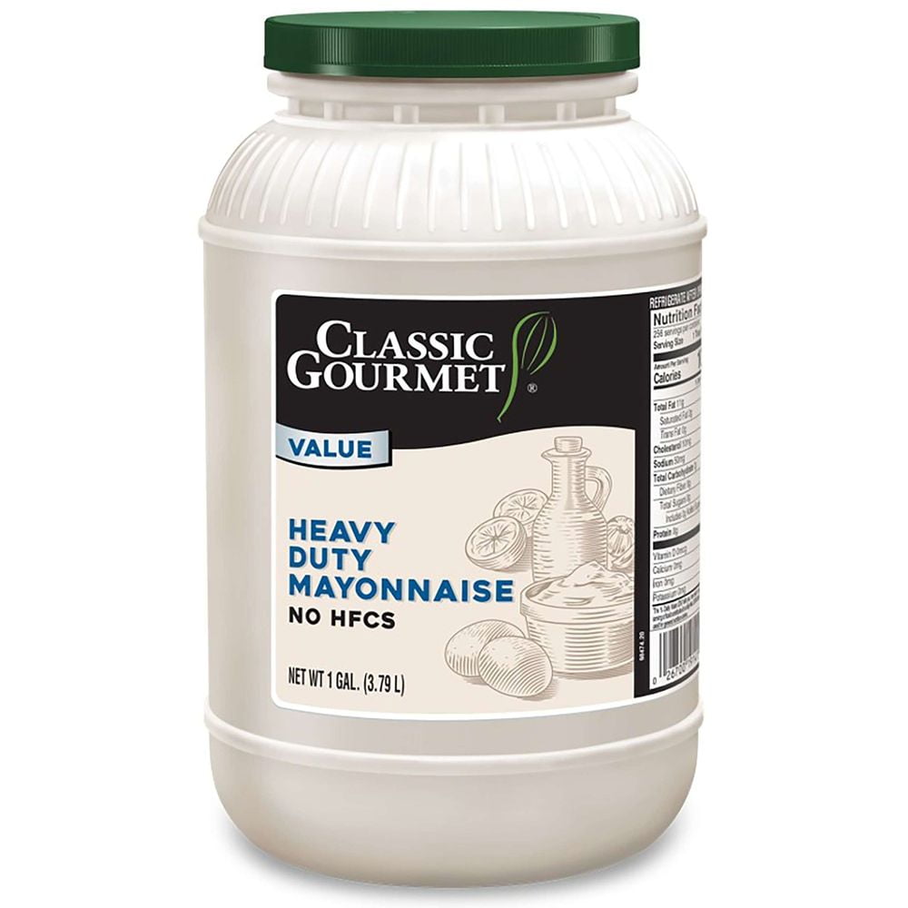 Classic Gourmet Heavy Duty Mayonnaise, 1 Gallon Jar -- 4 per case ...
