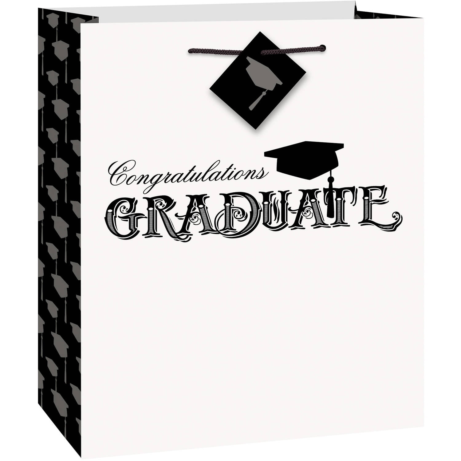 Classic Graduation Gift Bag, 9 x 7 in, 1ct - Walmart.com