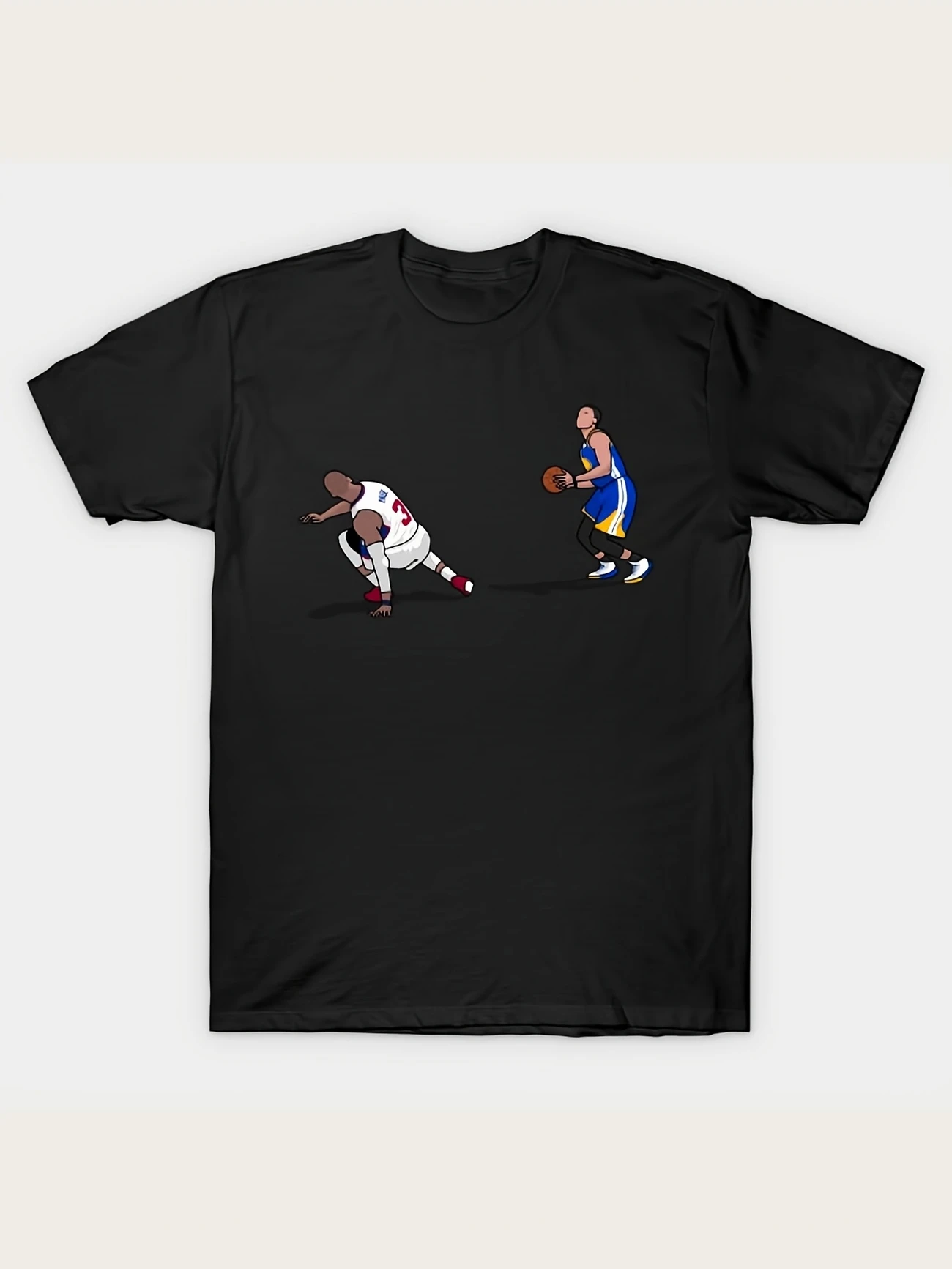 Classic Graphic Men's Cotton T-Shirt - Curry Crossover on CP3 Design ...