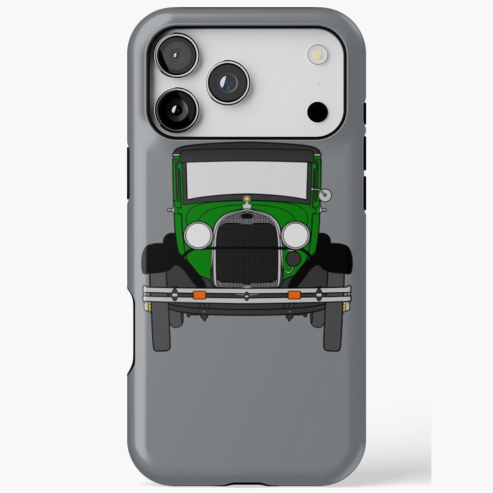 Classic Green Antique Car Retro Automobile Art Phone Case 17 11 12 13 ...