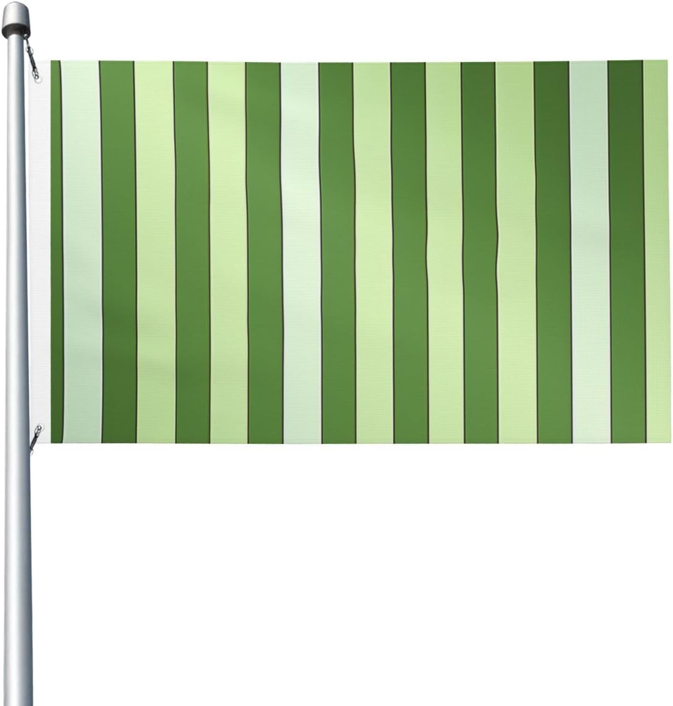 Classic Green Striped Flag 2x3 ft Garden Flag Welcome Spring Summer ...