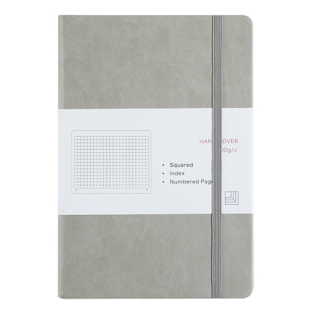 Classic Grid Notebook, Strap Notebook, 188Pages, Hardcover - A5 148x ...