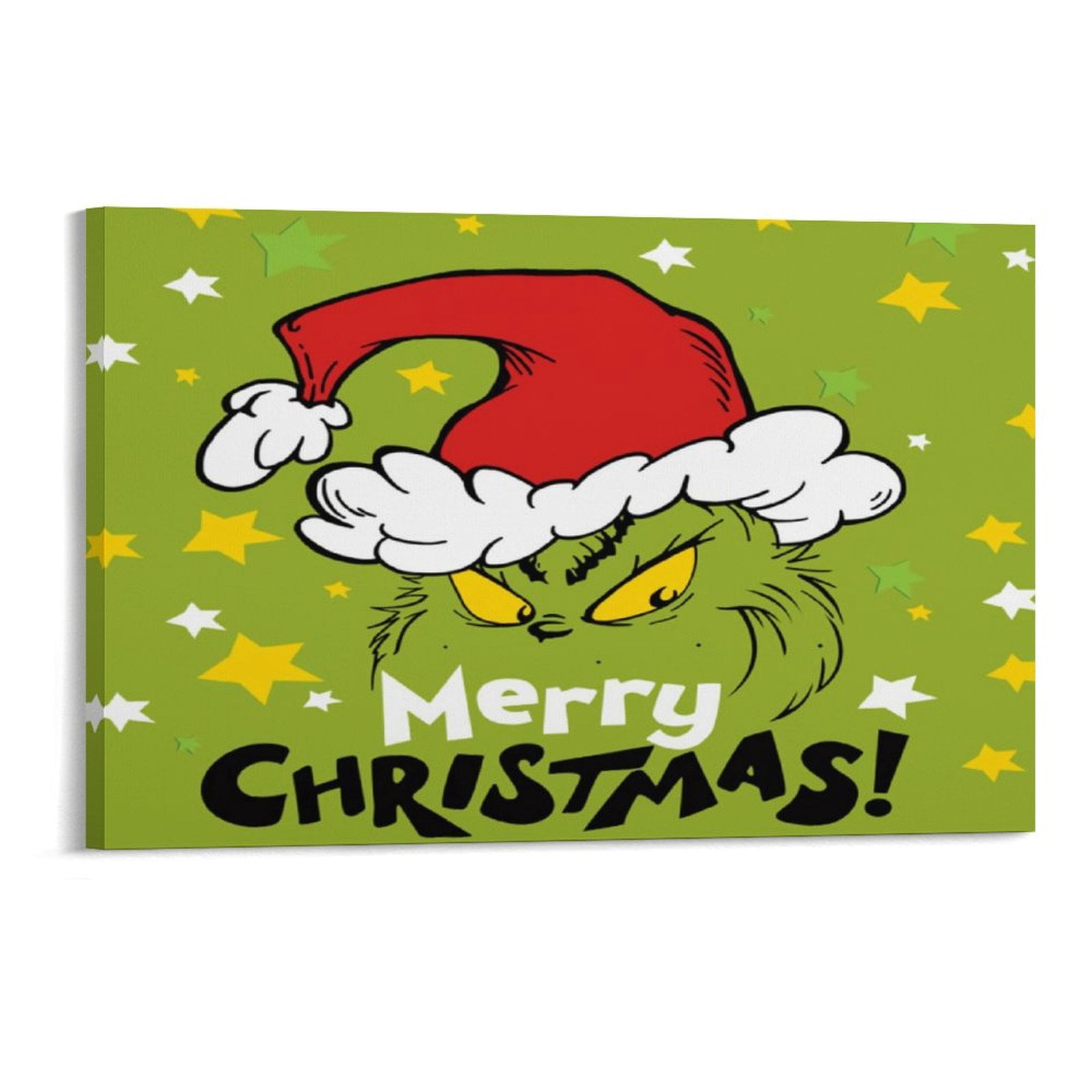 Classic Grinch Grinch in Chimney Holiday Canvas Prints Wall Art，Winter ...