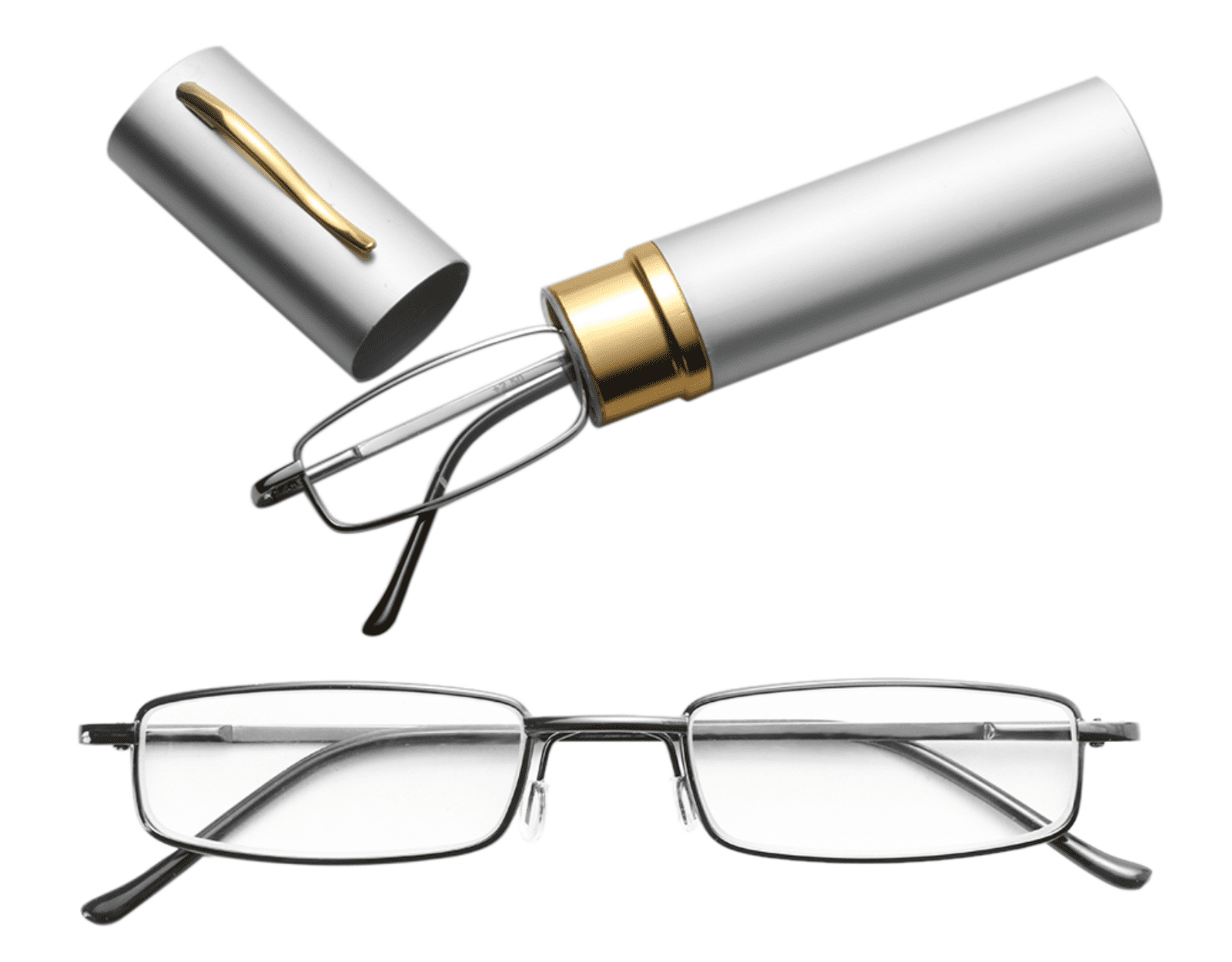 Classic HD Spring Compact Reading Glasses Readers Travel Slim Design ...